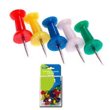 PIONES MAB PUSH PIN +/- 60 COR SORTIDAS | Eurogold
